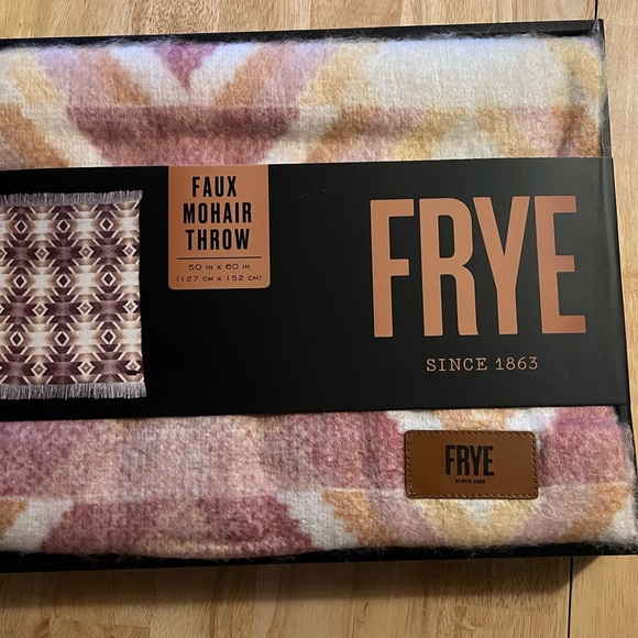 Frye | Bedding | Frye Mohair Throw Bedding Bnwts 0 | Poshmark